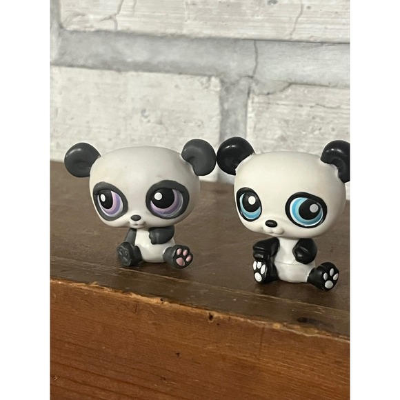 Littlest Pet Shop | Toys | Littlest Pet Shop Lps Panda Bears 89 9 Black ...